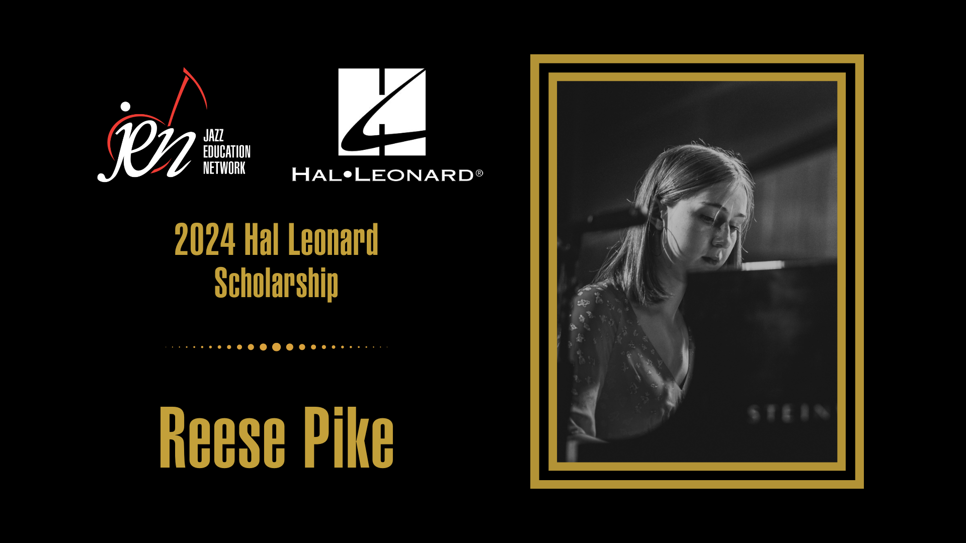2024 Scholarship Recipients - Jazz Education Network