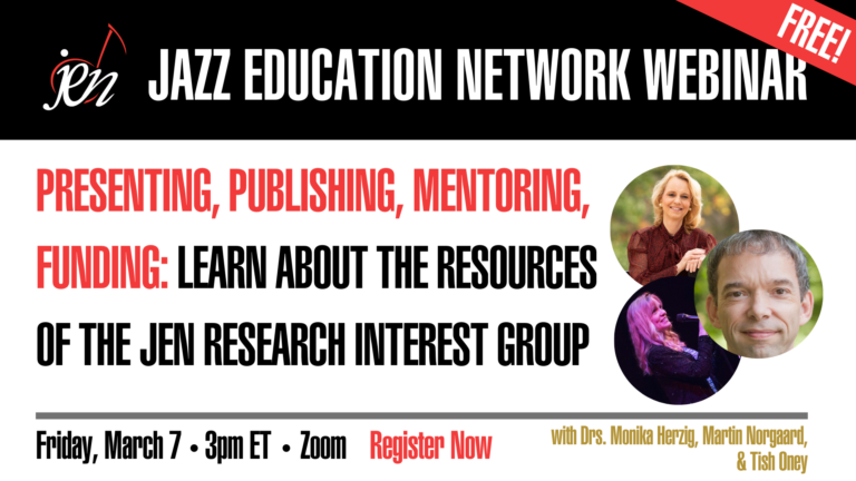 Presenting, Publishing, Mentoring, Funding: Learn about the Resources of the JEN Research ...